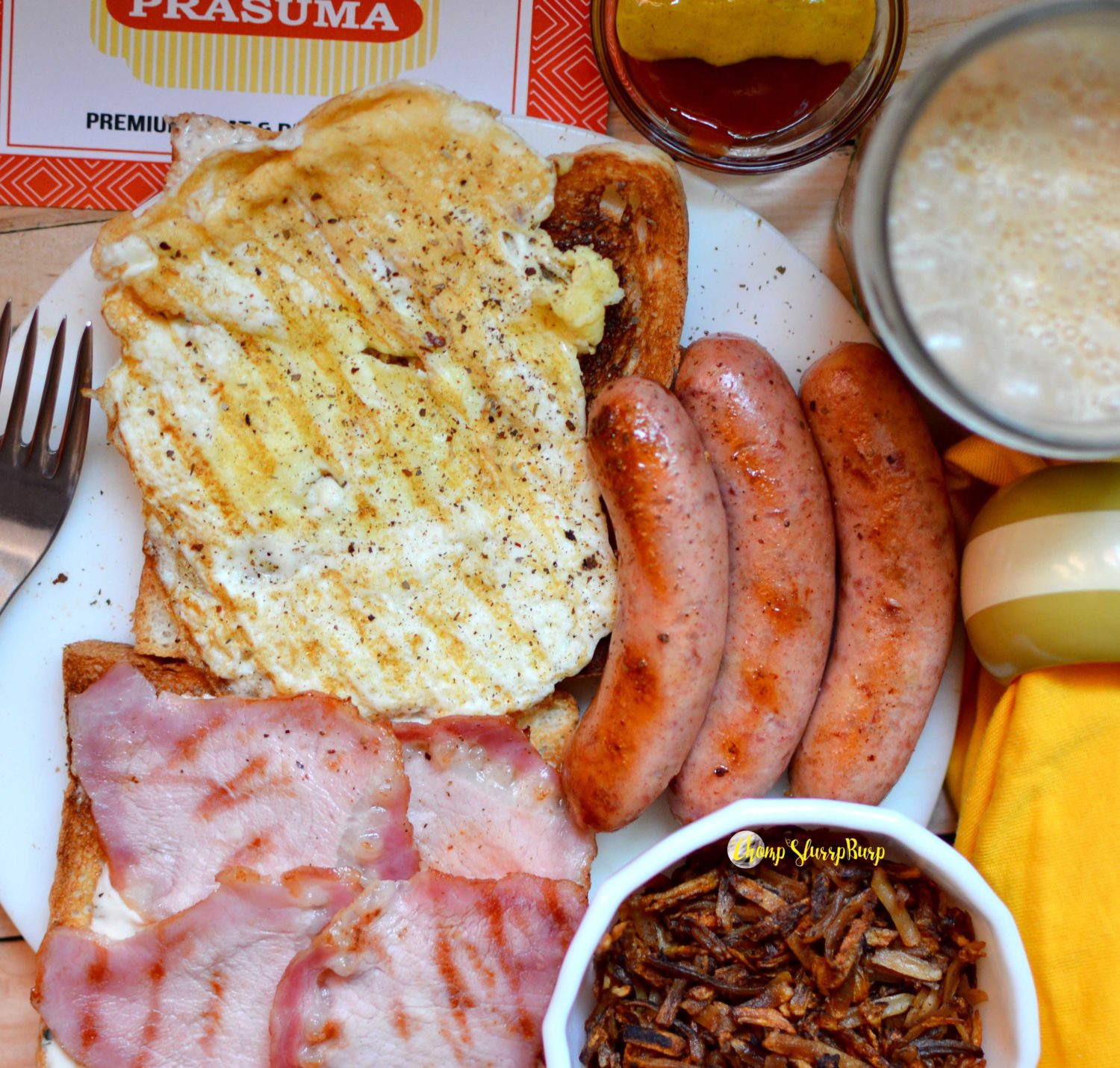 One Pan Breakfast with Prasuma Meats - ChompSlurrpBurp