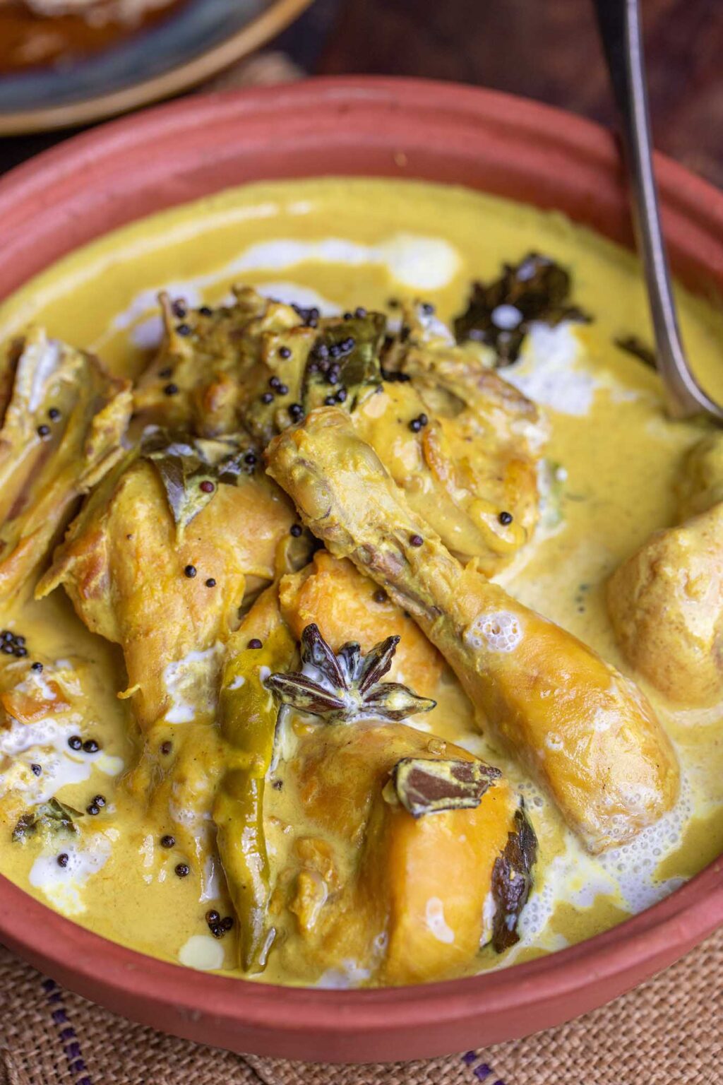 Kerala Chicken moilee with coconut milk - ChompSlurrpBurp
